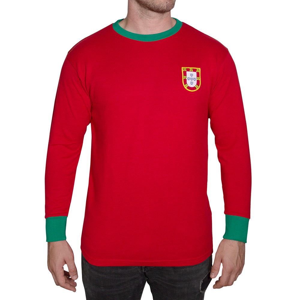 PORTUGAL 1966 LONG SLEEVE JERSEY – LEGENDS OFFICIAL SHOP